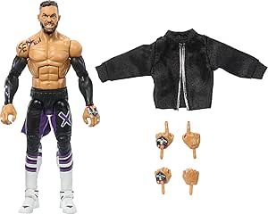 Amazon.com: Mattel WWE Elite Figura de acción y accesorios, 6 pulgadas de Finn Balor ...