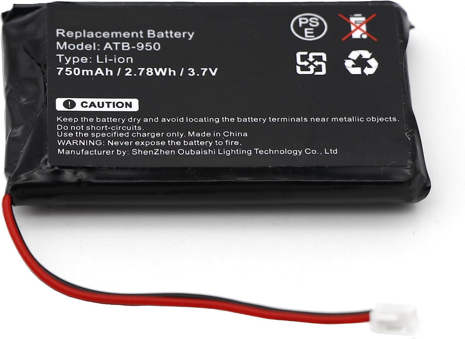 Amazon.com: SCESMIA ATB-950 Replacement Battery for RTI Series T1 T1B ...