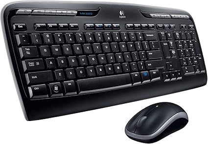 Amazon.com: Logitech Wireless Keyboard and Wireless Mouse Combo with ...