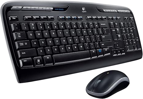 Amazon.com: Logitech Wireless Keyboard and Wireless Mouse Combo with ...