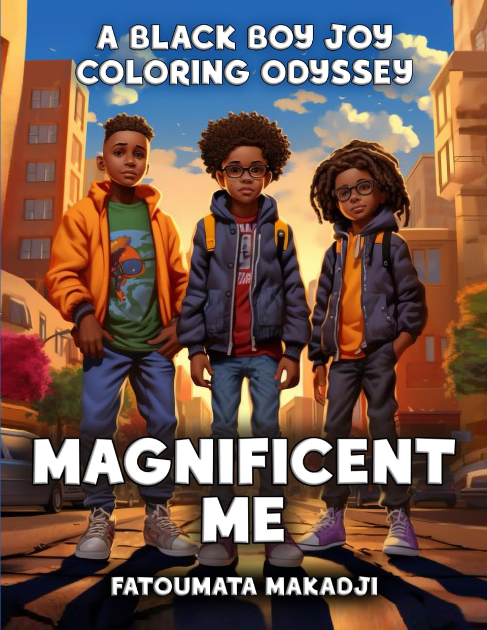 Magnificent Me: A Black Boy Joy Coloring Odyssey: Makadji, Fatoumata ...