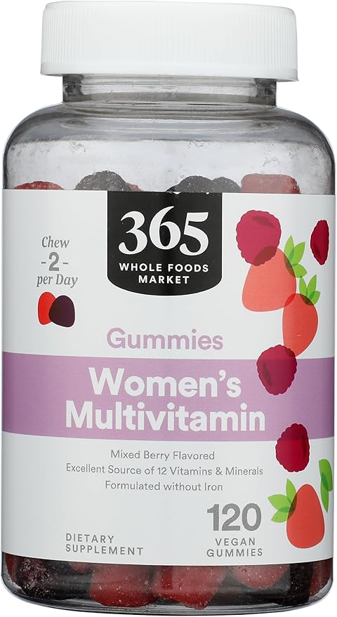 Amazon.com: 365 by Whole Foods Market Women's Multivitamin Gummy, 120 ...