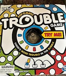 Amazon.com: Hasbro Gaming Trouble Board Game for Kids Ages 5 and Up 2-4 ...