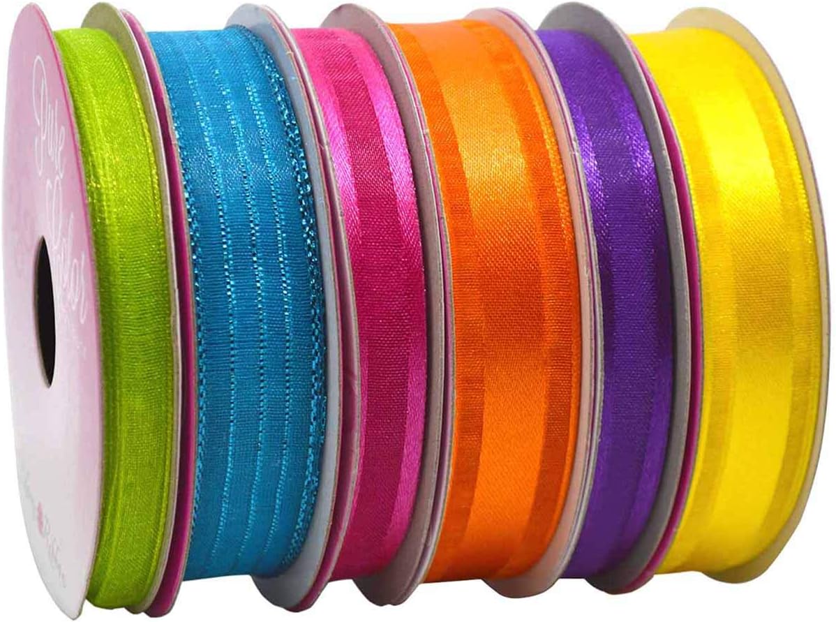 Amazon.com: 12 Rolls Fiesta Ribbon 3/8 Inch Mexican Serape Grosgrain ...