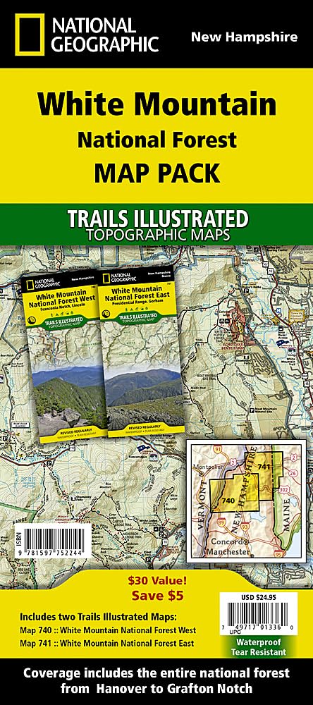 White Mountain National Forest [Map Pack Bundle] (National Geographic ...