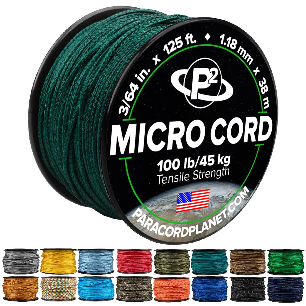 Amazon.com: Paracord Planet Micro Paracord – Thin Braided Cord for ...