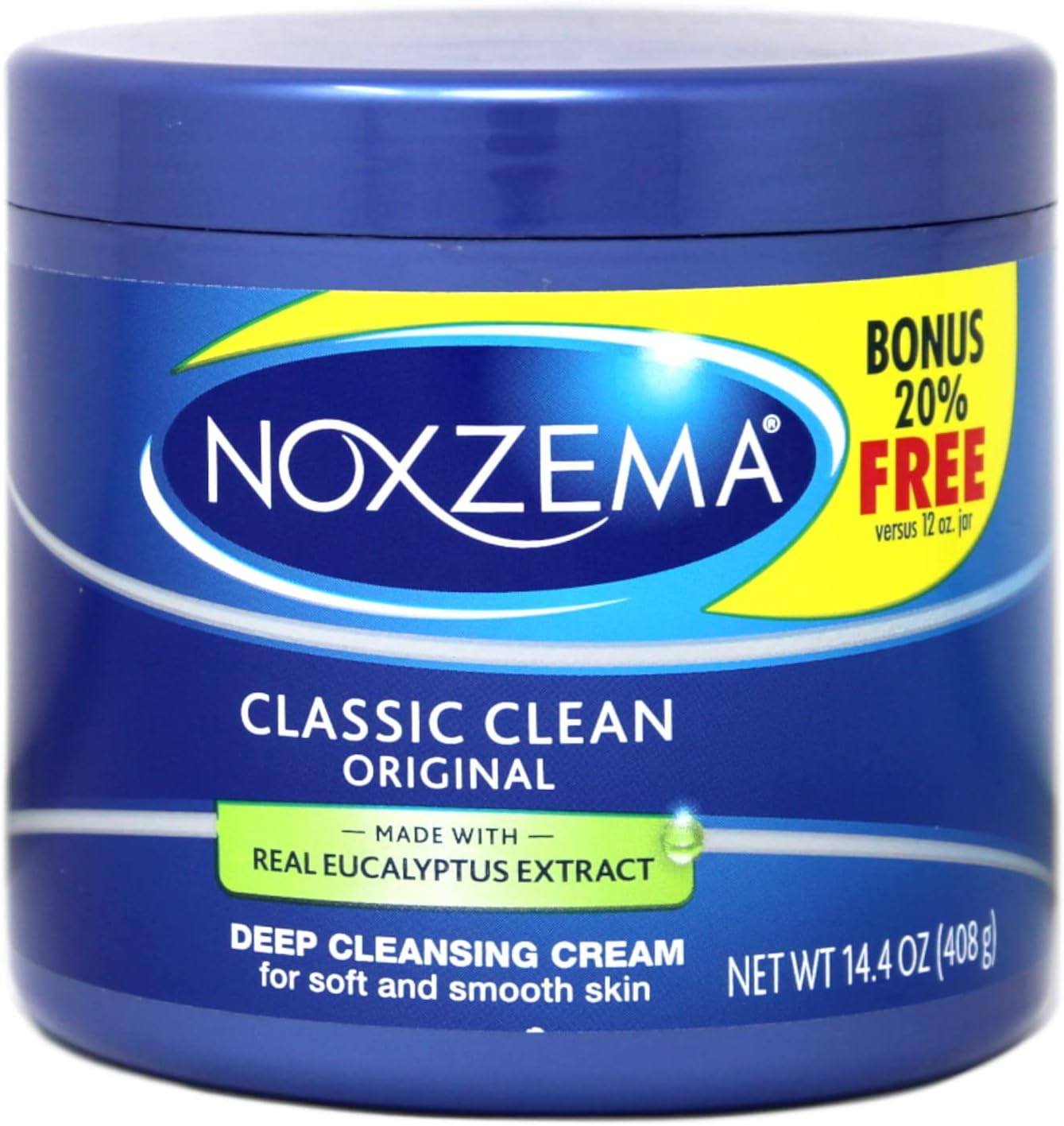Amazon.com: Noxzema Classic Clean Cream Original Deep Cleansing 14.4 Oz ...