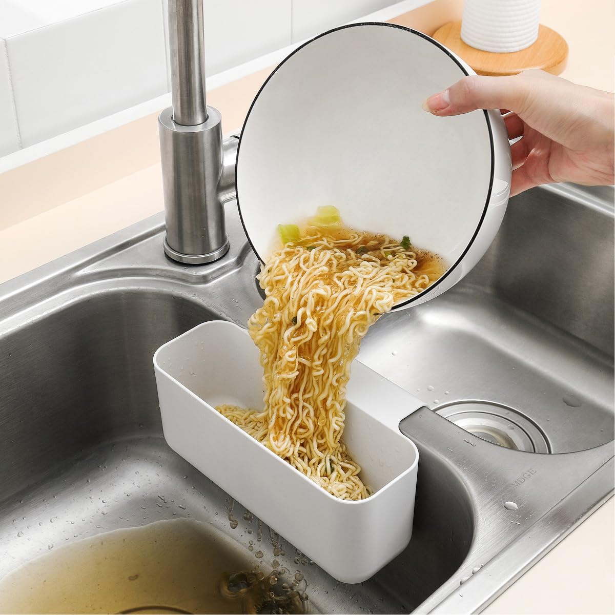 Kitchen Sink Strainer Basket Food Catcher Sink Food Waste Leftovers ...
