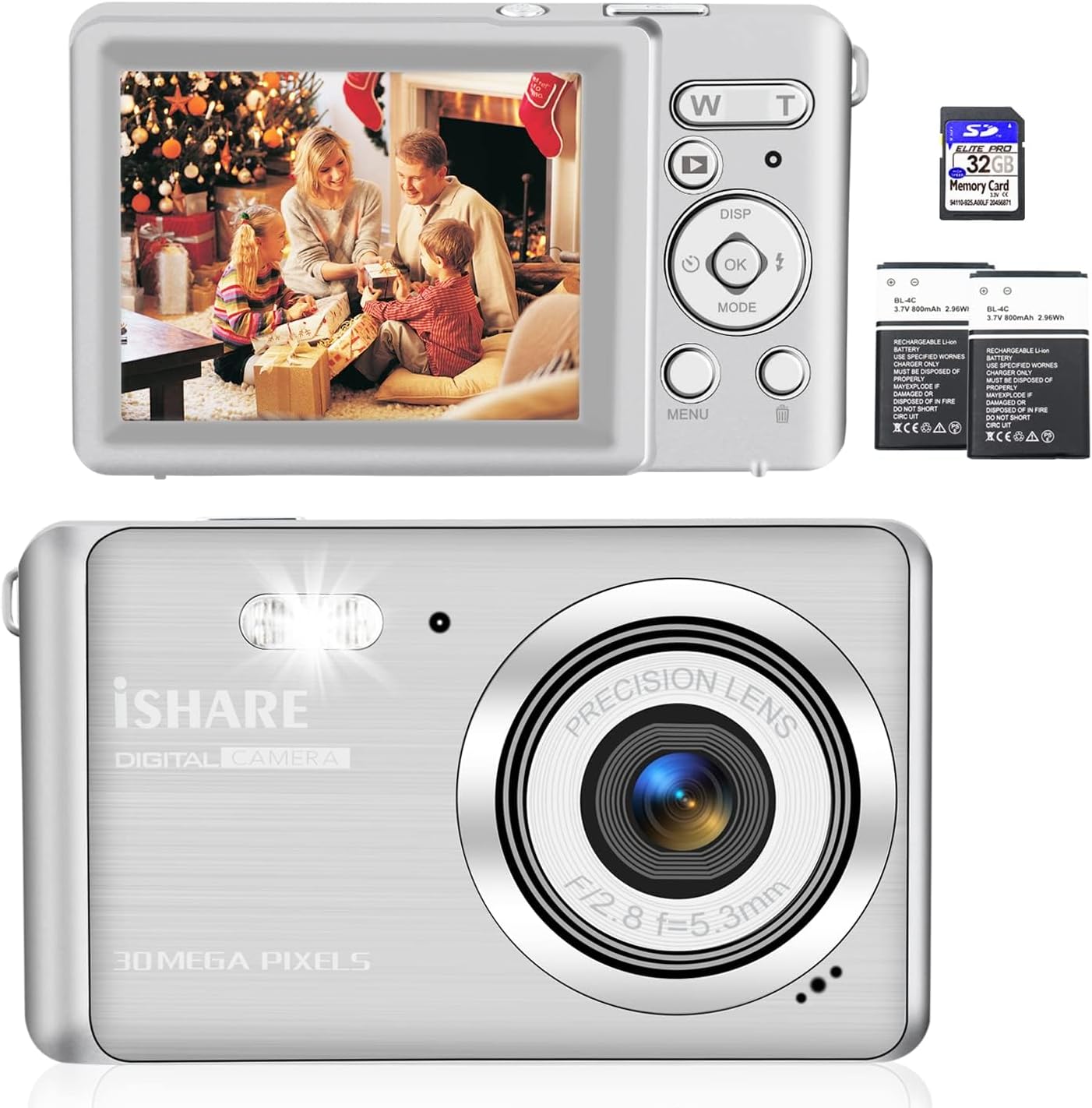 Samsung WB150F Compact Digital Camera - White (14.1MP, 18x Optical Zoom ...