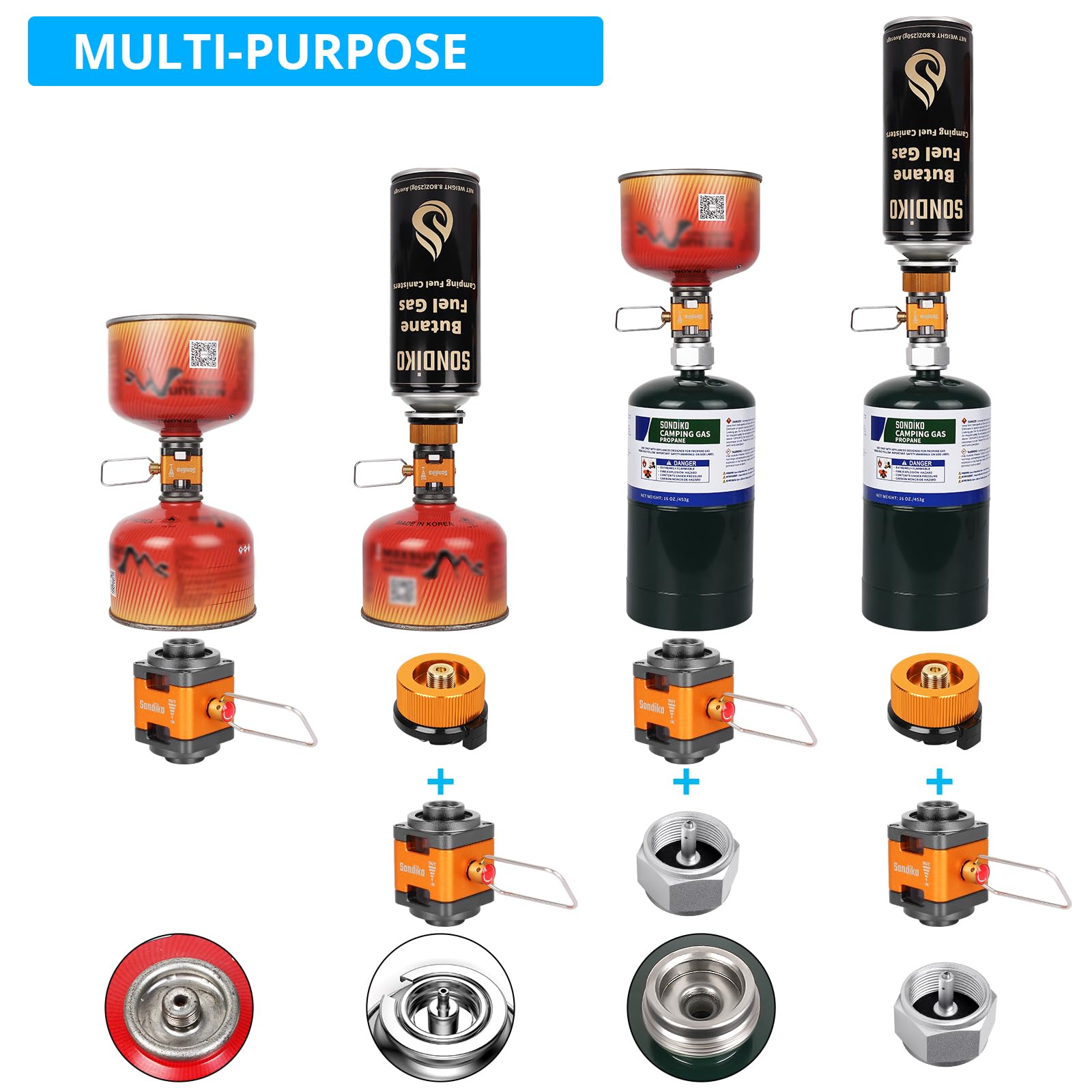 Snapklik.com : Butane/Isobutane Refill Adapter, Fuel Transfer Device ...