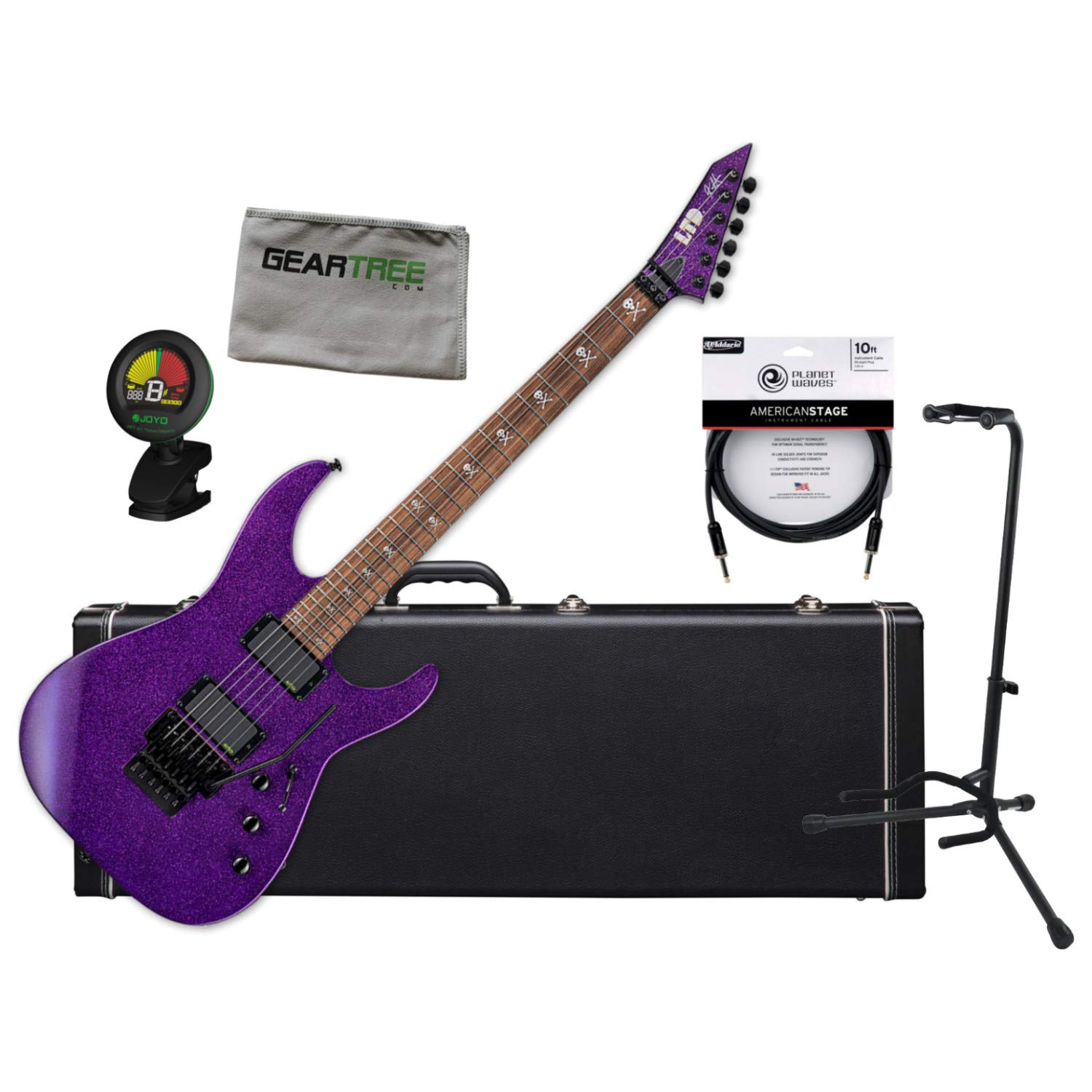 Buy ESP LTD KH-602 Kirk Hammett Signature Purple Sparkle Electric ...