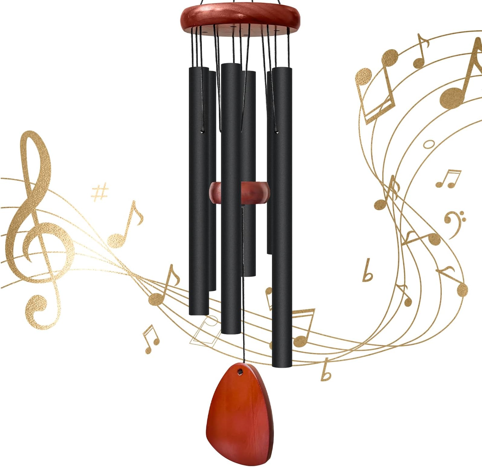 Amazon.com : Litu Wind Chimes for Outside, 32-inch Aluminum Deep Tone ...