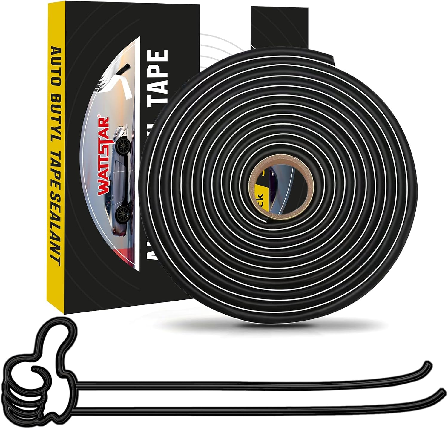 15ft Butyl Sealant Tape, 3/8'x3/8'x15ft Automotive Headlight Sealant ...
