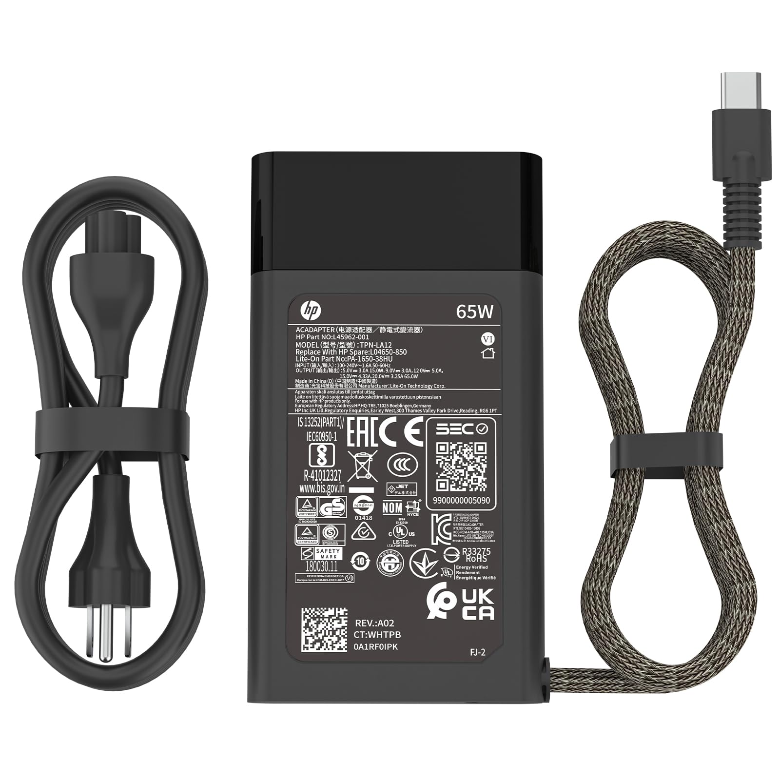 Amazon.com: New 65W 45W USB C Laptop Charger Fit for HP EliteBook 835 ...