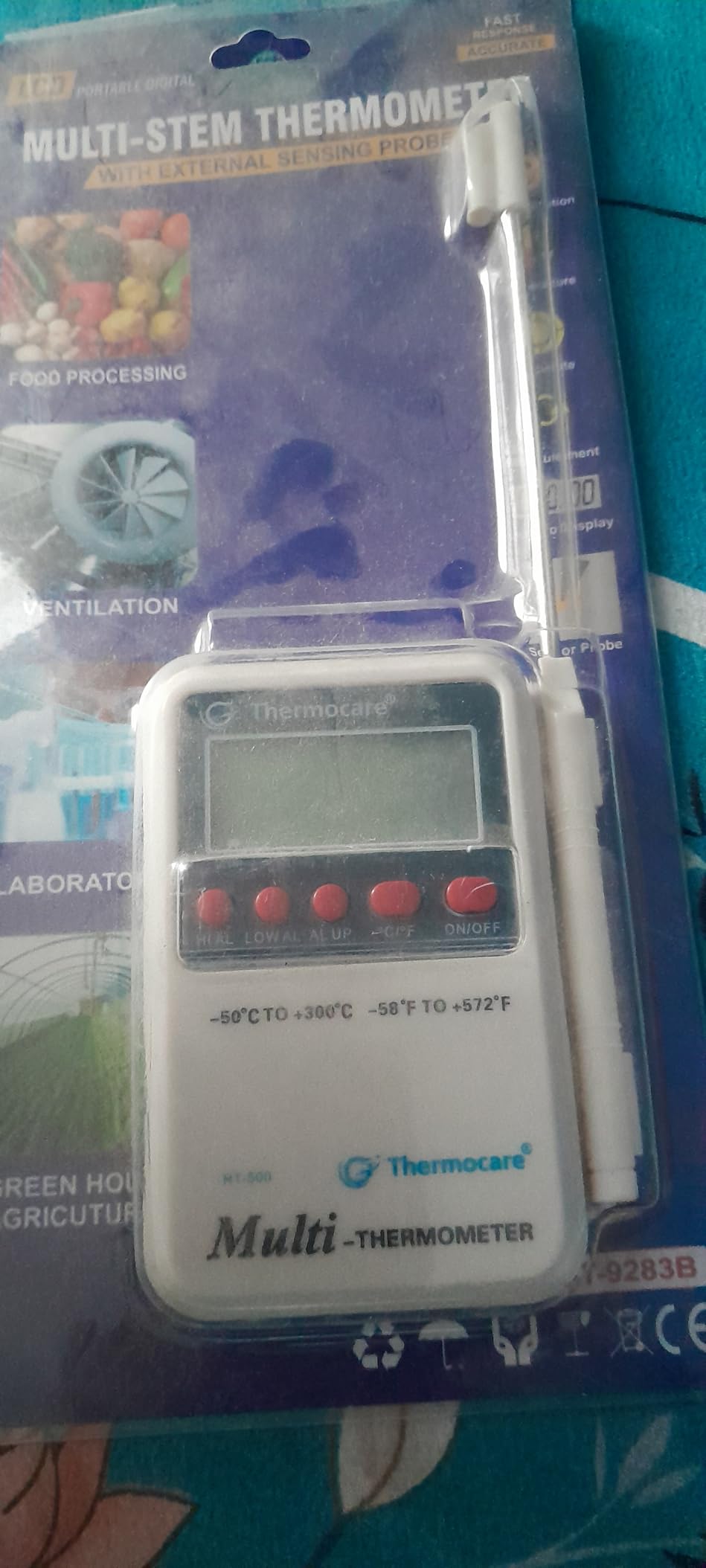 Thermocare Glass Multi Stem Digital Thermometer with External Sensing ...