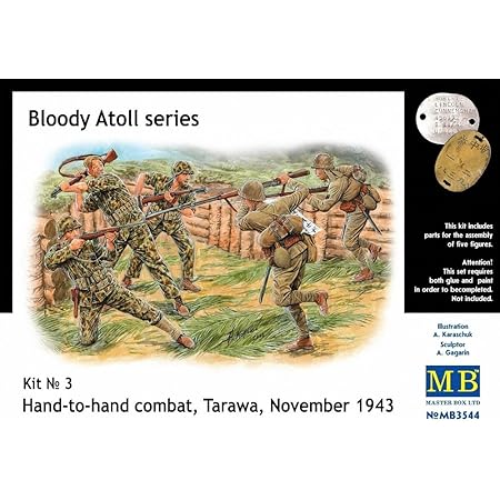 Amazon.com: Master Box Japanese Naval Landing Force Tarawa 1943 (4 ...