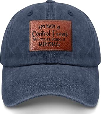 DIYANG I'm Not A Control Freaks But You're Doing It Wrong Golf Hat ...