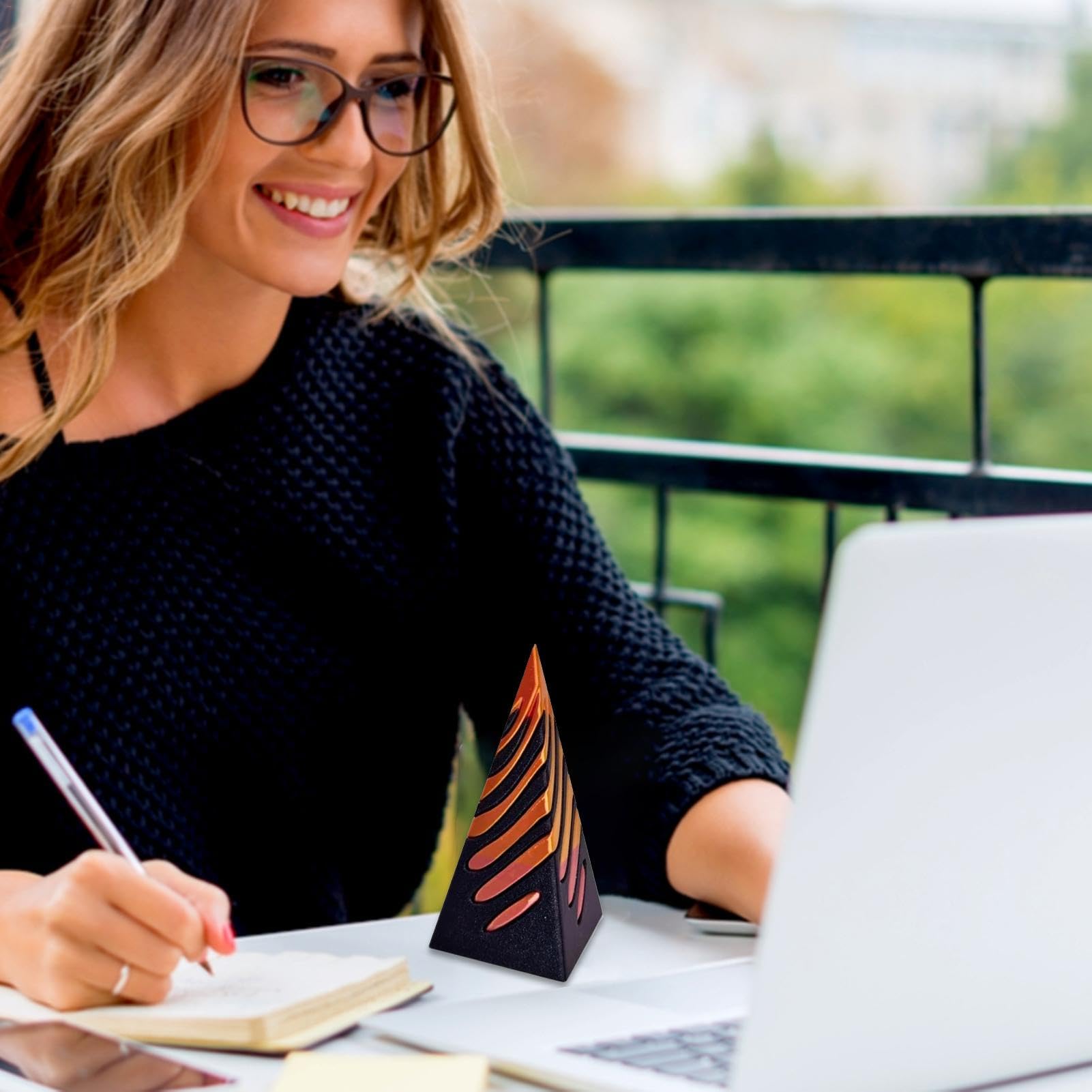 Snapklik.com : Impossible Pyramid Passthrough Sculpture Spiral Cone ...