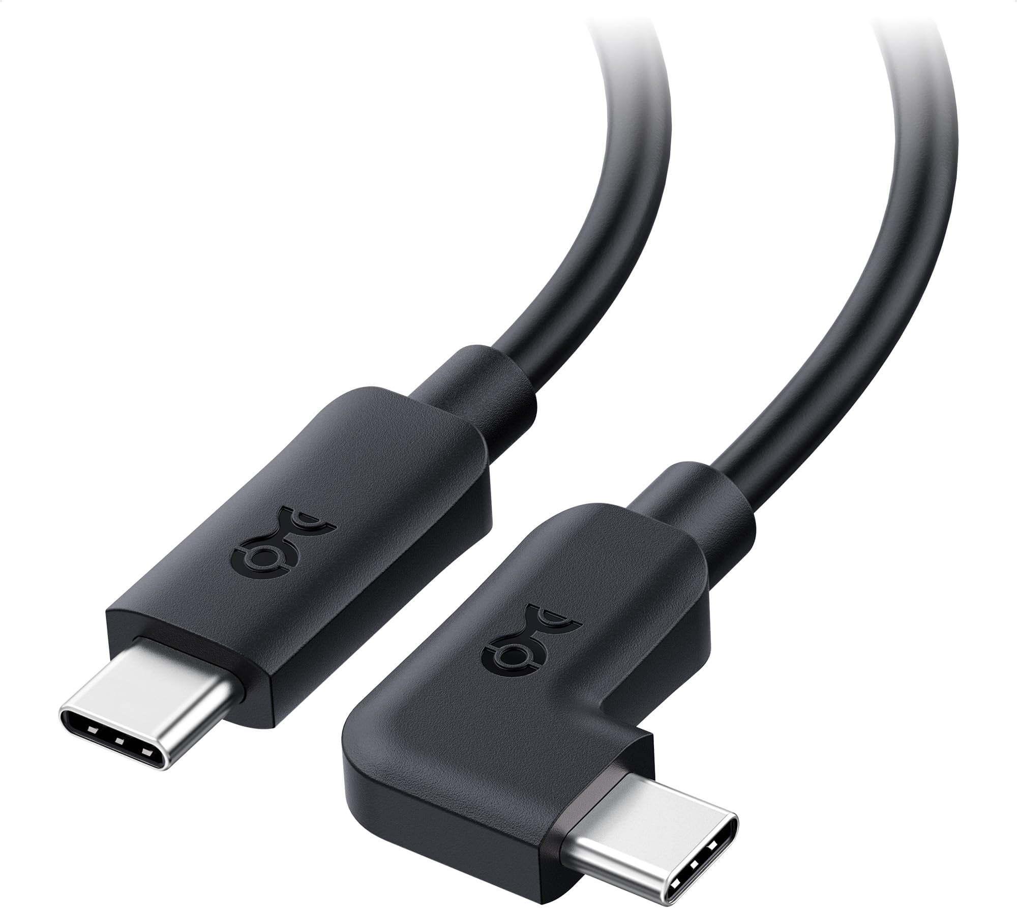 Cable Matters 20G rechtwinkliges 1,8m USB C auf USB C Kabel, USB C 90 ...