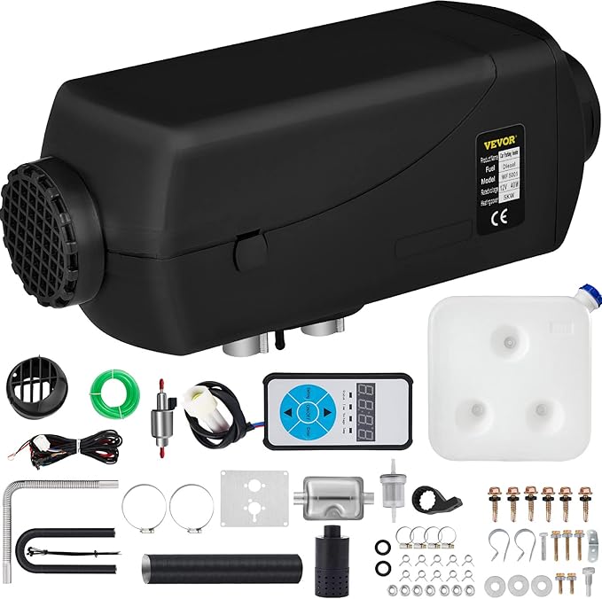 Amazon.com: Happybuy 5KW Diesel Air Heater 12V Diesel Parking Heater ...