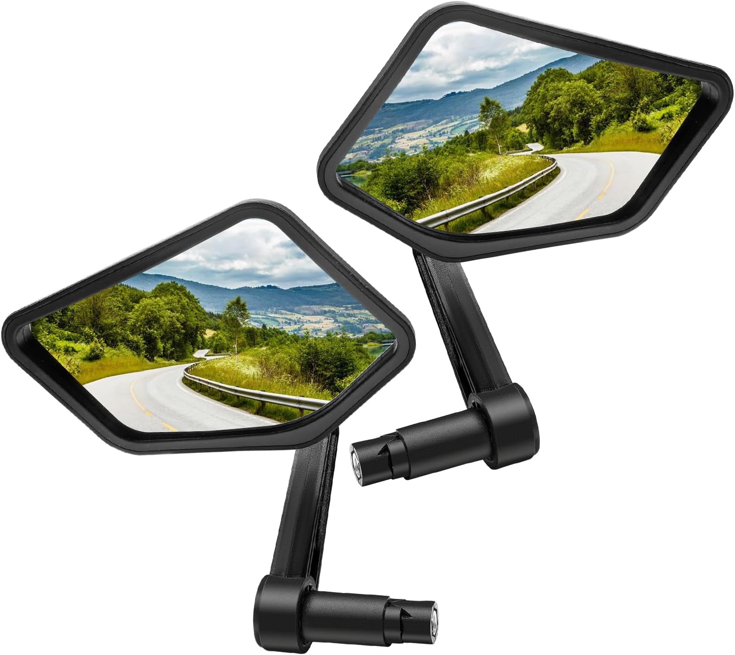 Amazon.com: CLHMILY&Z Bike Mirror Bar End for Handlebars 1Pair, HD ...