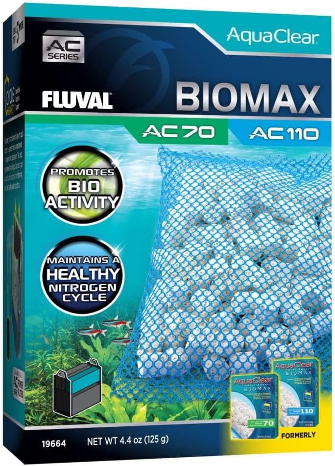 Fluval BIOMAX for AquaClear AC70/AC110 Power Filter - 4.4 oz / 125 g ...