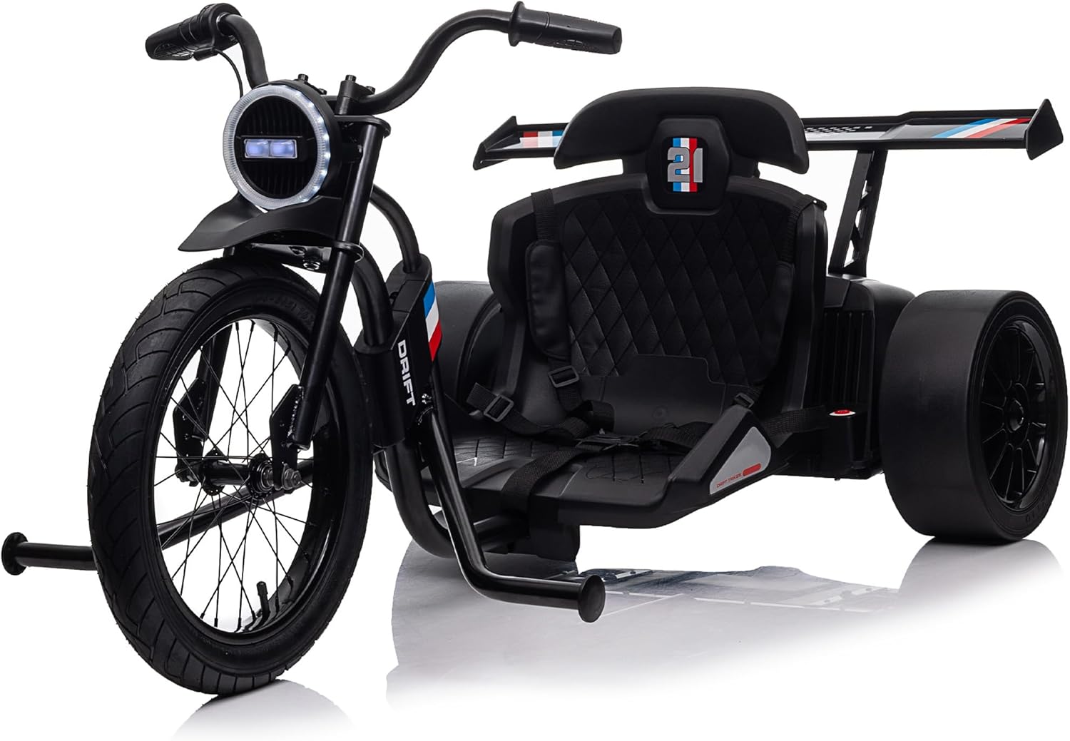 Voltz Toys 24V Electric Drift Trike for Kids, 3-Wheel Ride-On Drifting ...