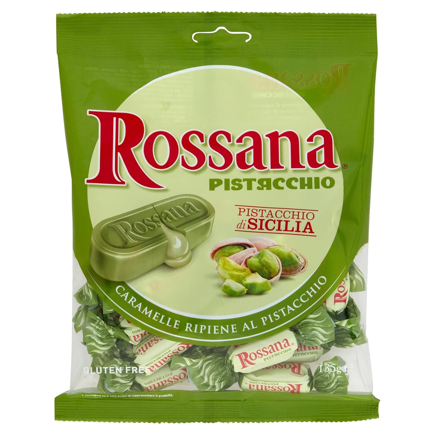Amazon.com : Rossana Candies Filled with Pistachio 135gr 4.76oz, Pack ...