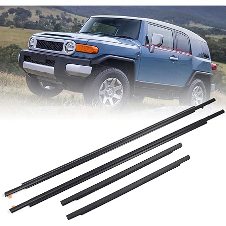 Amazon.com: Dasbecan 4PCS Front Rear Door Window Moulding Trim Seal ...