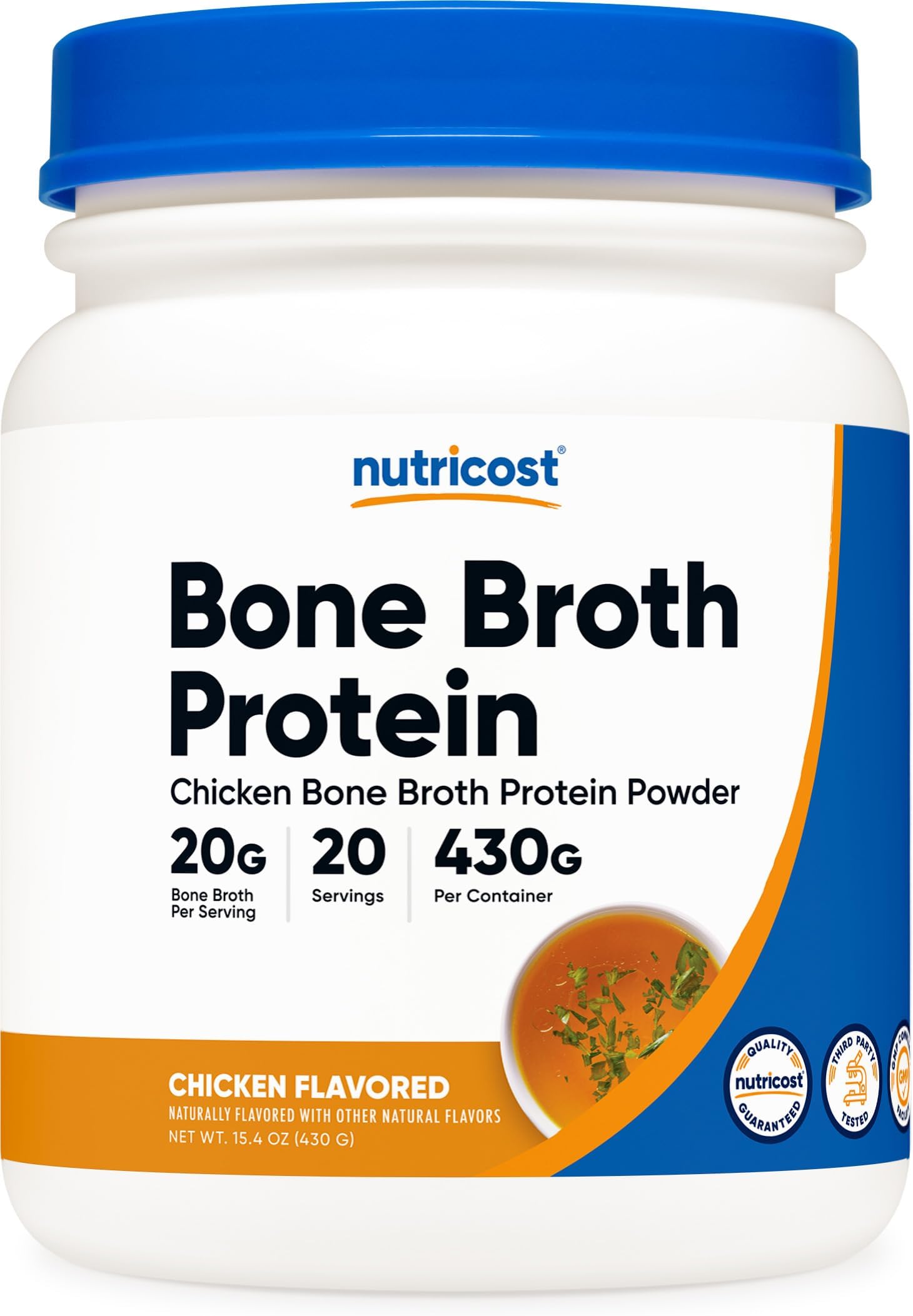 Amazon.com: Ancient Nutrition Bone Broth Protein Powder, Pure Flavor ...