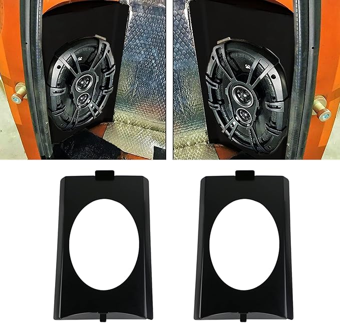 Tesmirror Behind Seat Speaker Brackets Compatible with 1973-1987 Chevy ...