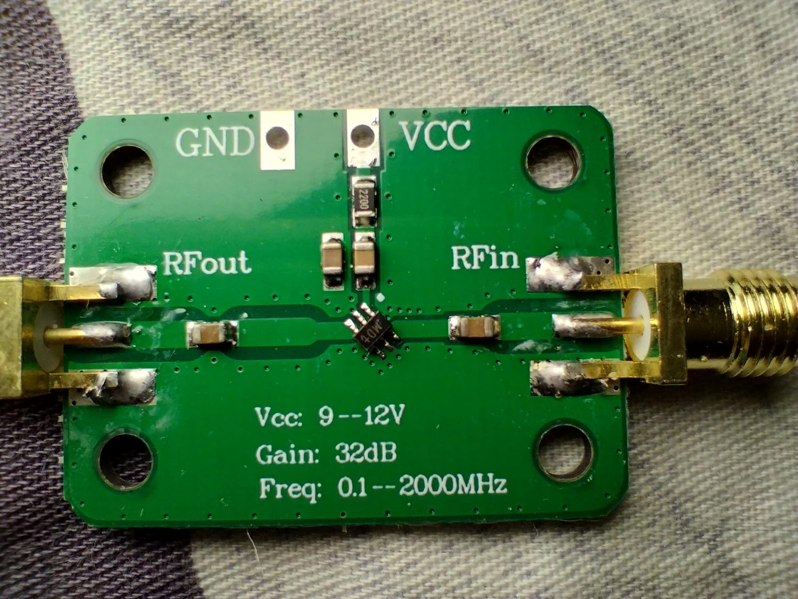 Techtonics 0.1-2000mhz RF Wideband Amplifier Gain 30db Low-Noise ...