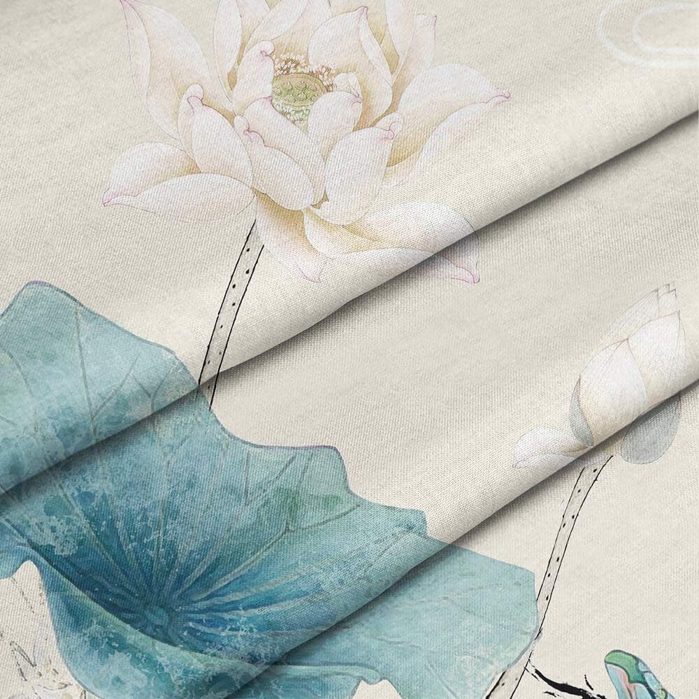 Lotus Noren – Cortina de puerta asiática, cortina de puerta japonesa ...