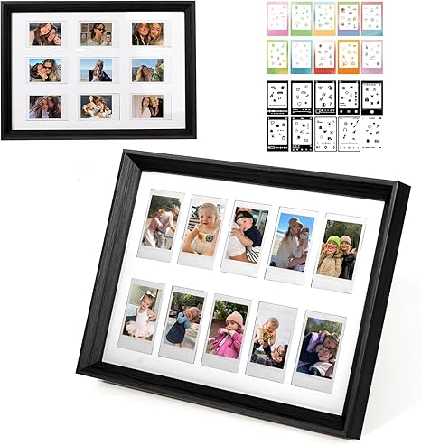 Amazon.com - CAIYOULE Wooden Frame,for Mini Instax Polaroid Frame for ...