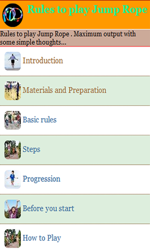 Rules to play Jump Rope - App on Amazon Appstore