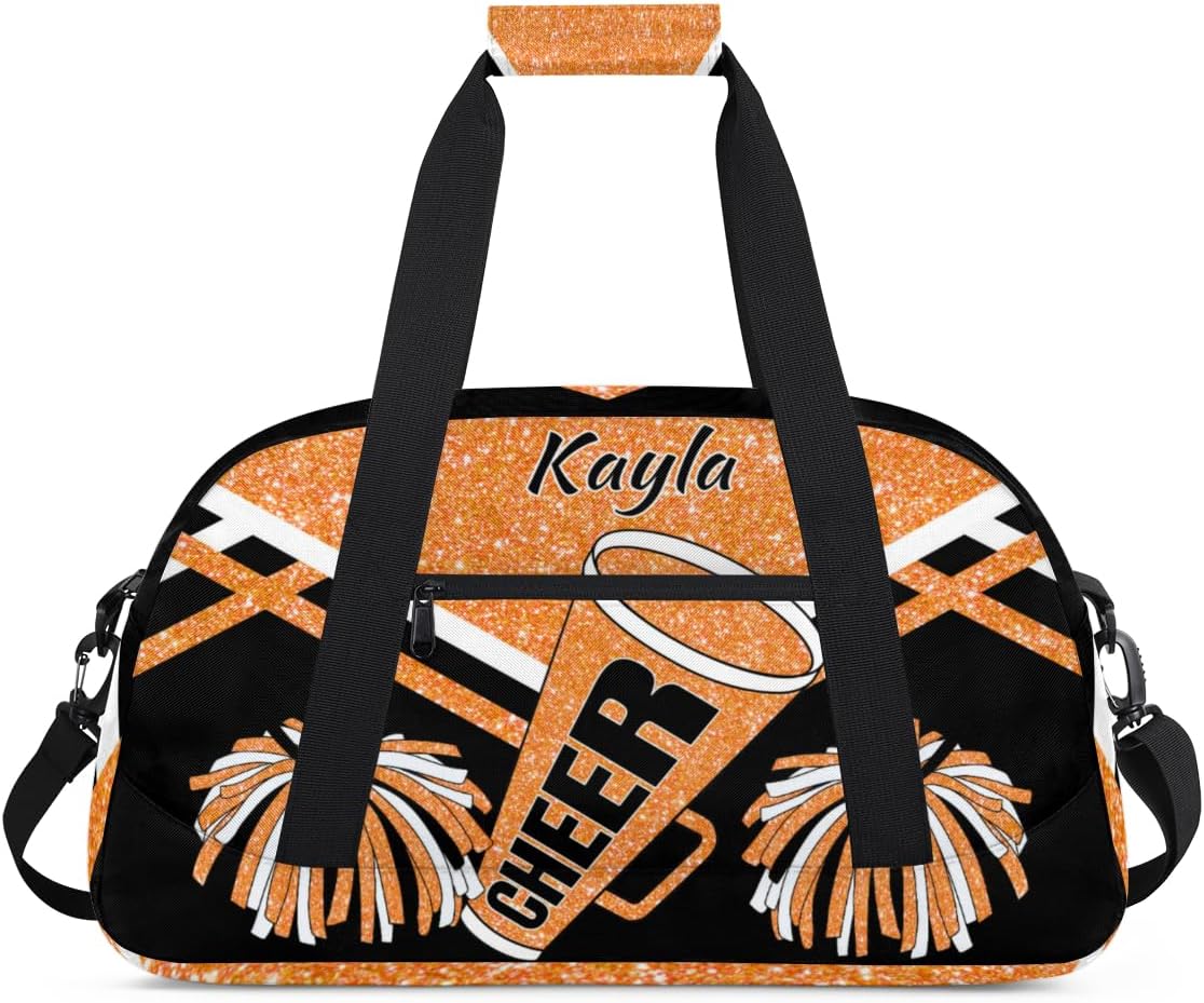 Amazon.com | Personalized Girls Gym Cheerleading Bag Sport Duffle Bag ...