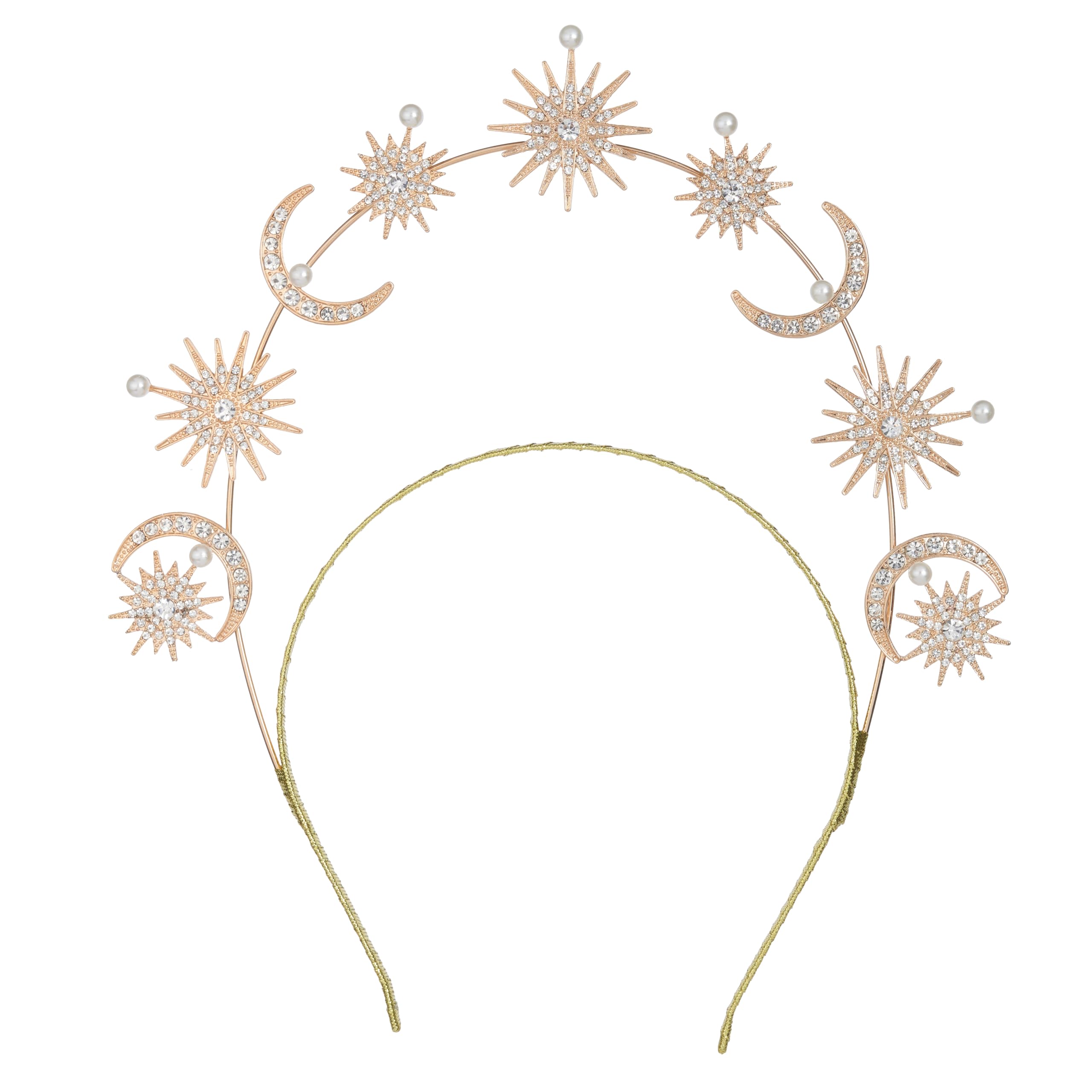Snapklik.com : Zivyes Star And Moon Halo Crown Goddess Crown Celestial ...