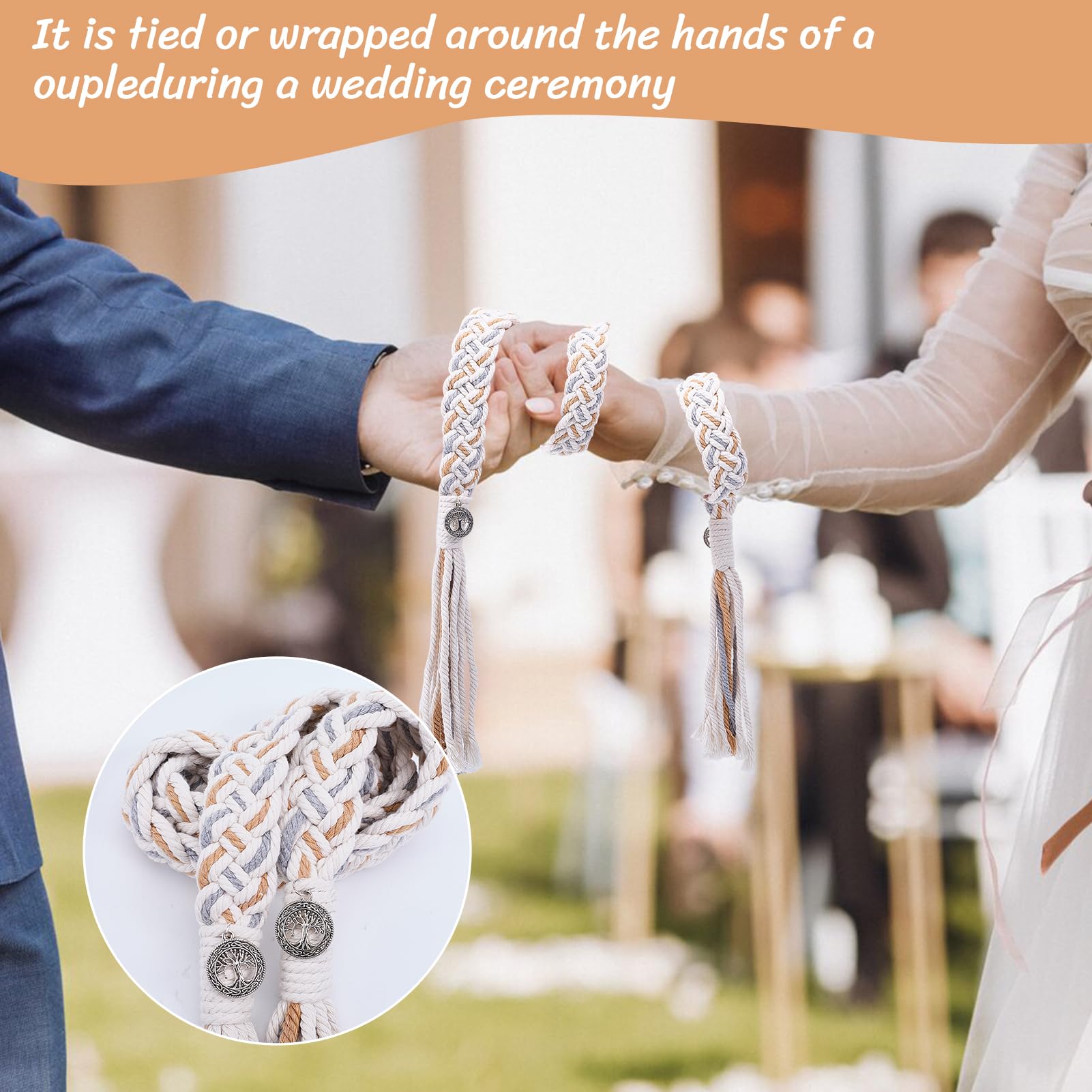 Rope For Handfasting Ceremony Wedding Ceremony Hands Tied Nautical