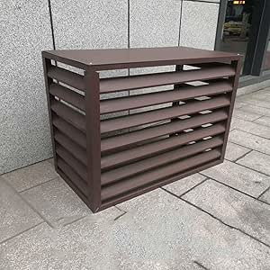 Amazon.com: Air conditioner fence for outside units,mini split covers ...