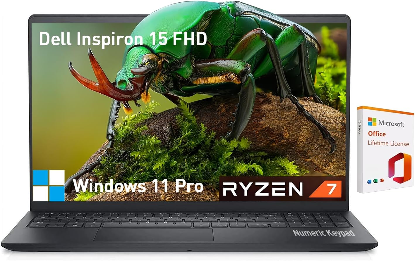Amazon.com: Dell Inspiron 15 3000 Laptop Computer, FHD 15.6 Laptop PC ...