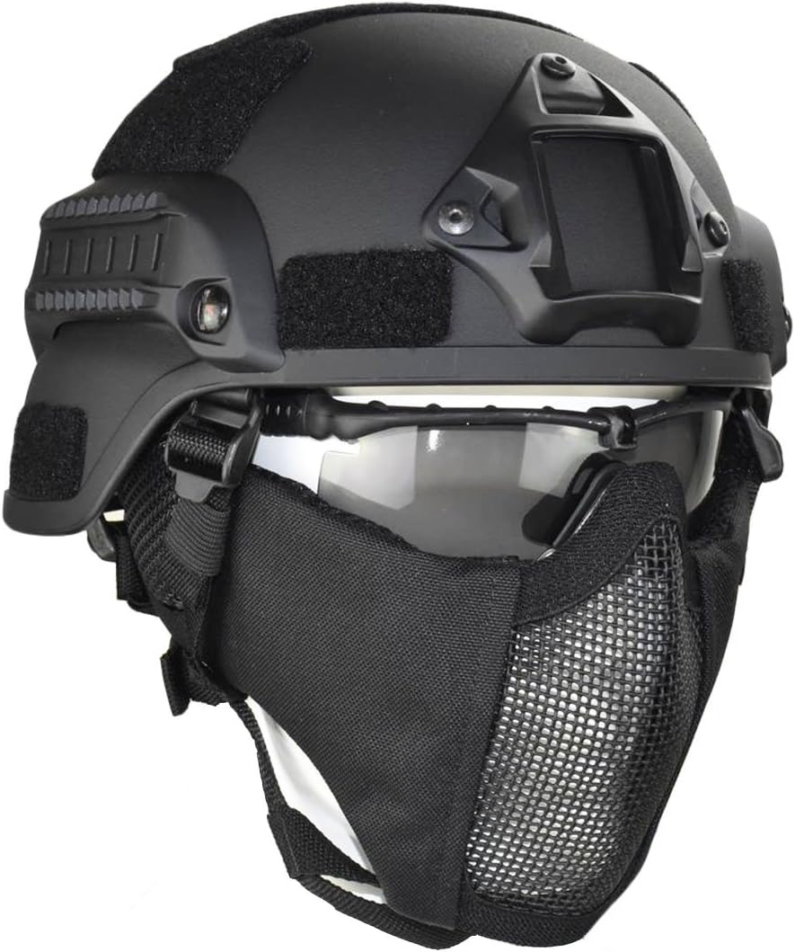 Amazon.com : Jadedragon MICH 2000 Style ACH Tactical Helmet with ...