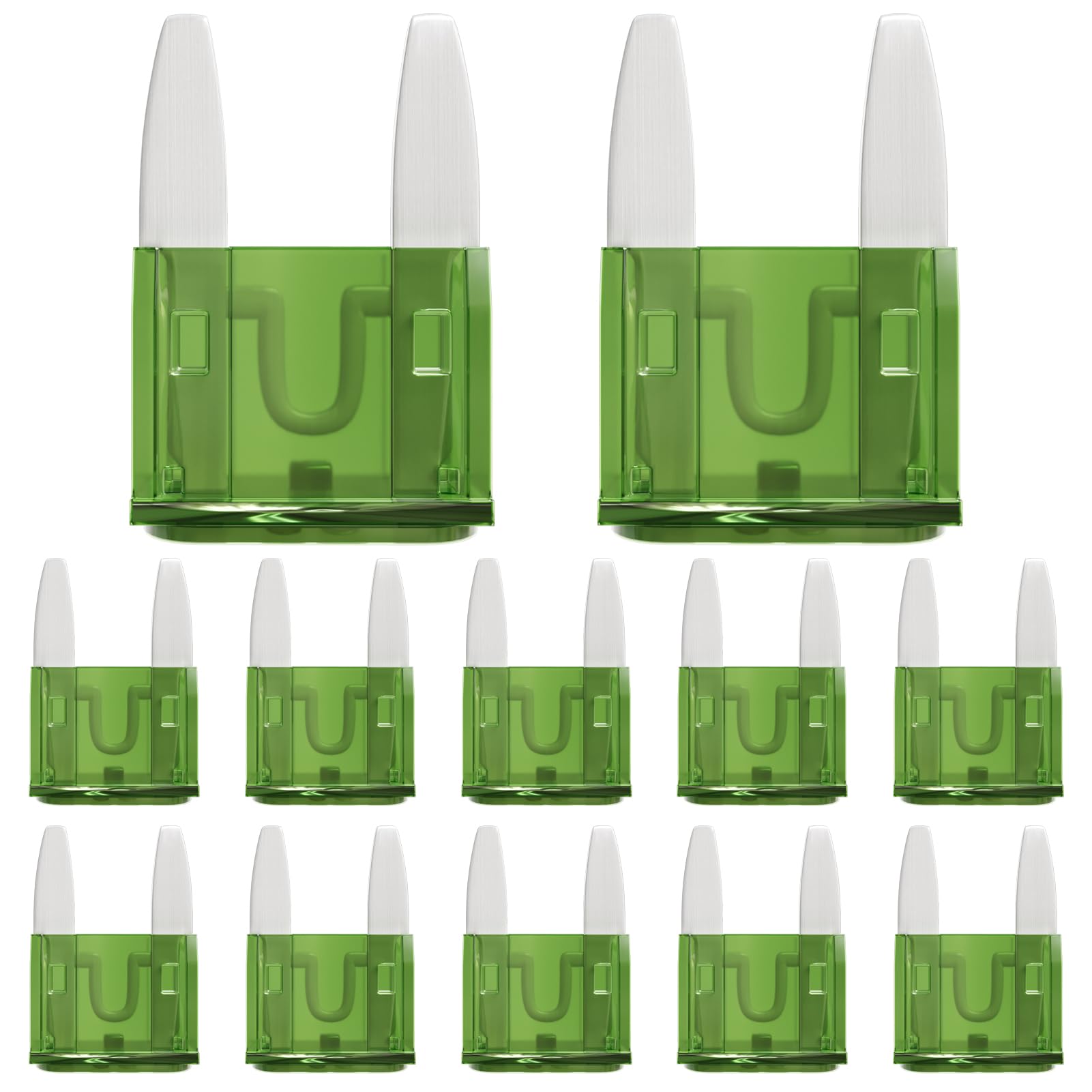 Snapklik.com : ALLECIN 30A Mini Fuse 30 Amp ATM APM Blade Car Fuses ...