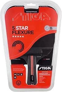 STIGA Table Tennis Bat Flexure 5-Star Racket for Offensive Players with ...