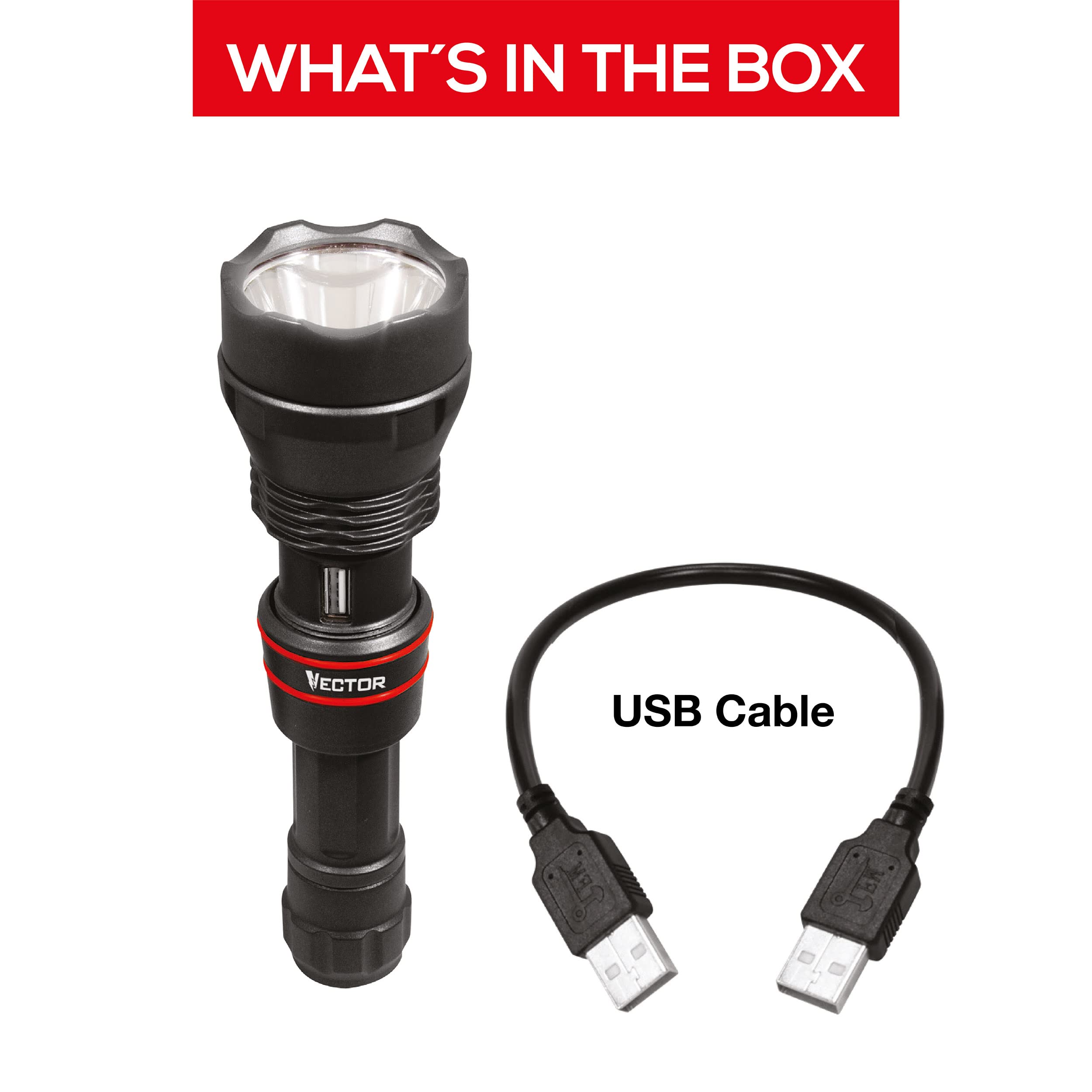 Vector 26 Rechargeable Flashlight It's Here! The Ultimate Home Arcade