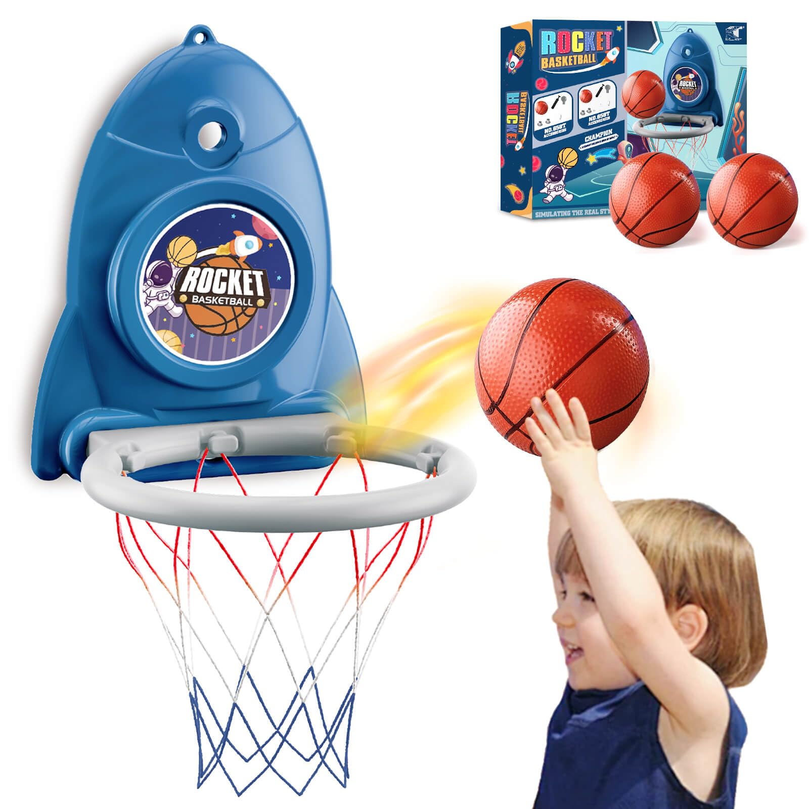 Amazon.com: Aooess Basketball Hoop Indoor Toys for Kids 3 4 5 Boys ...