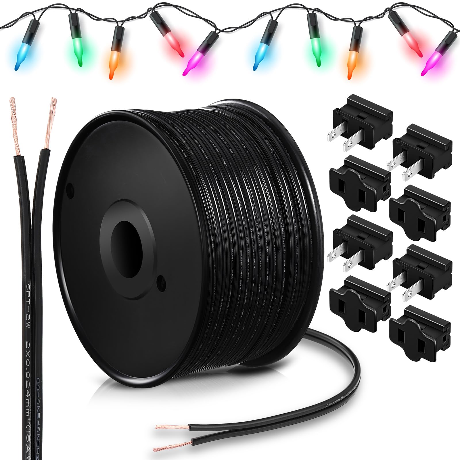 Amazon.com: Low Voltage Landscape Wire 18/2 Wire Commercial Landscape ...