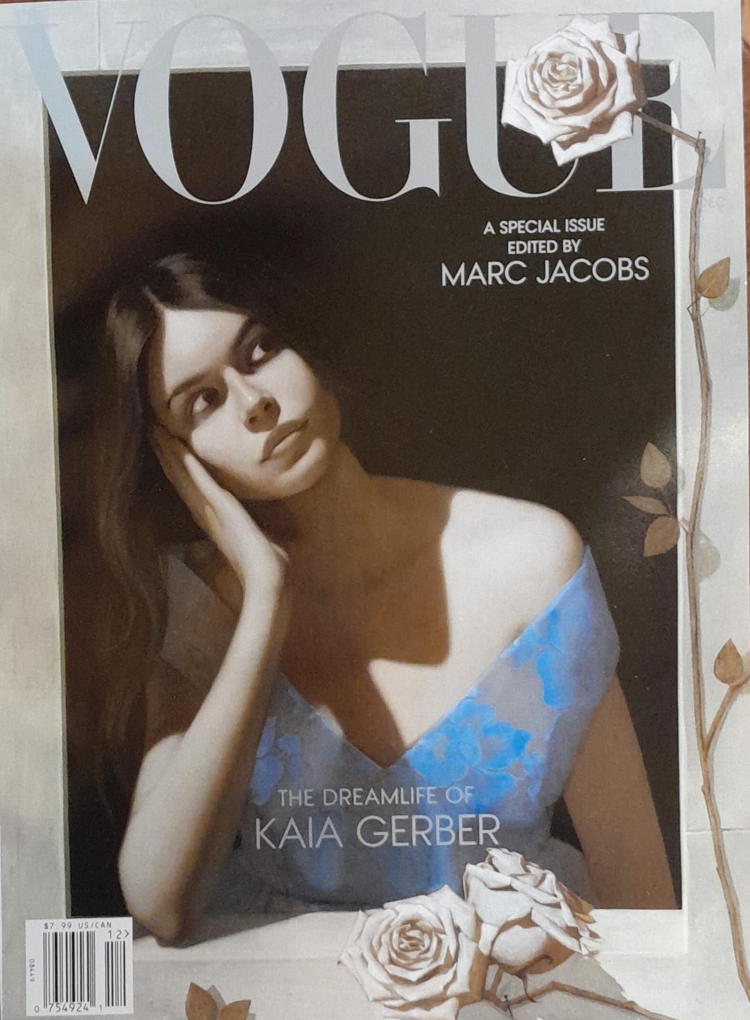 Vogue Usa Magazine December 2024 The Dreamlife Of: Vogue Gerber: Amazon ...