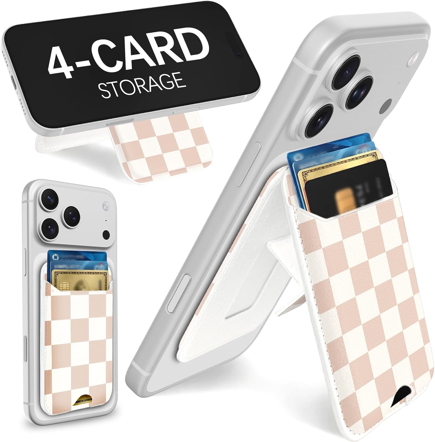 Amazon.com: Shorogyt Compatible with Magsafe Wallet with Stand ...
