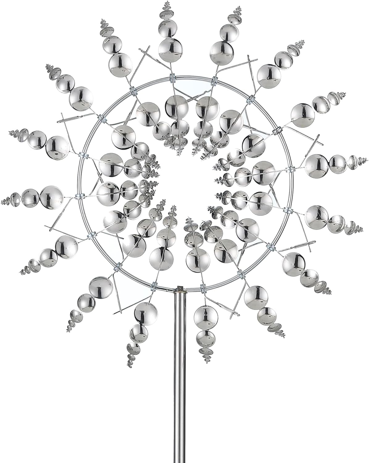 Amazon.com: Reyife Magical 3D Wind Spinners Outdoor, 360° Metal ...