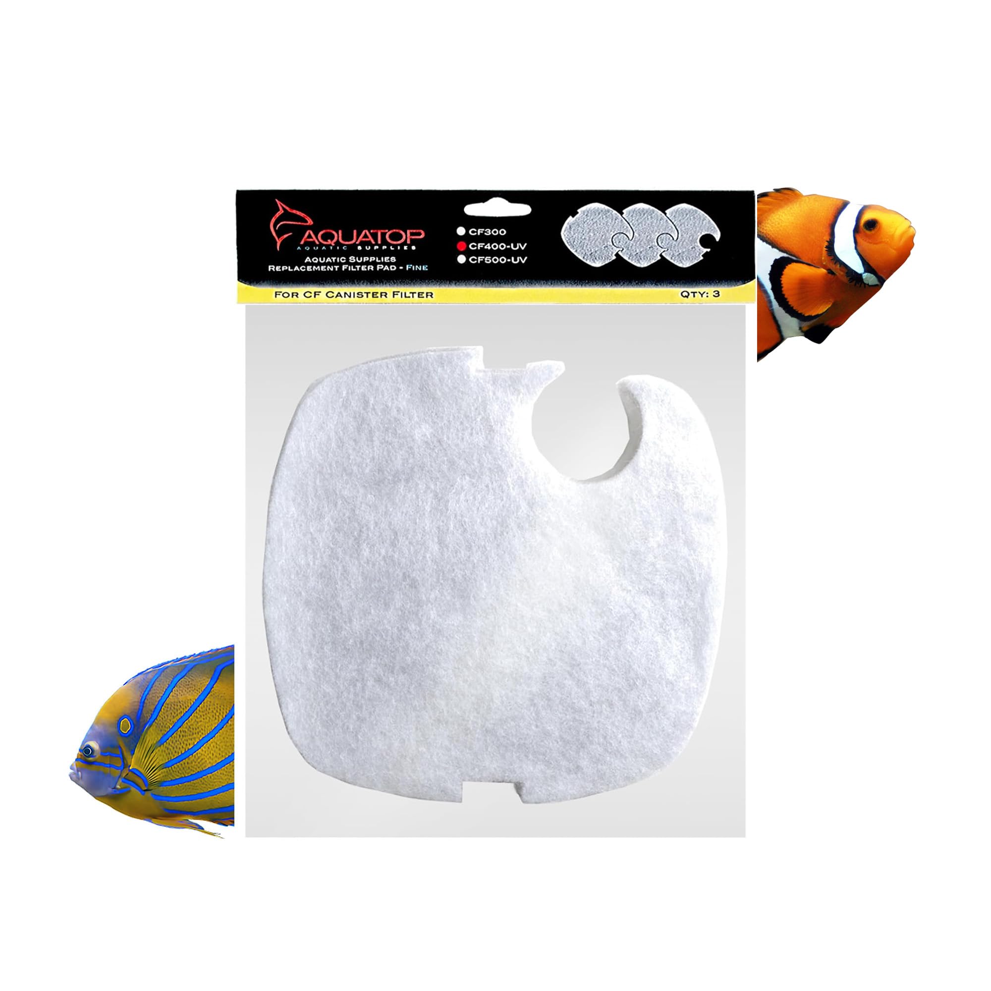 Amazon.com : Aquatop Replacement White Filter Pads - Keeps Water ...